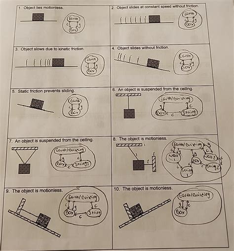 Solved 1 Object Lies Motionless So3 Object Slows Due To Chegg Com