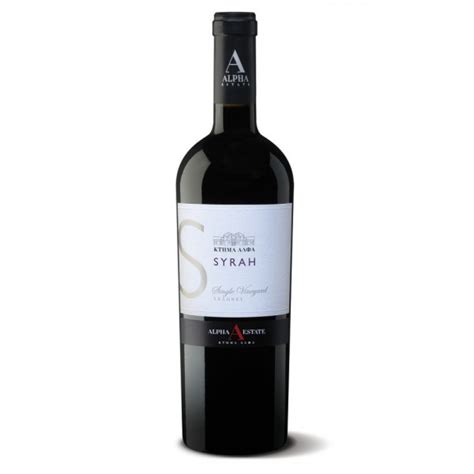 Syrah 2018 ΚΤΗΜΑ ΑΛΦΑ Κάβα Κελάρι