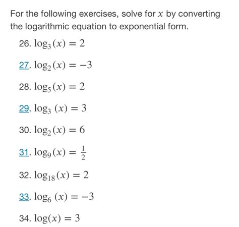 Solved For The Following Exercises Rewrite Each Equation In
