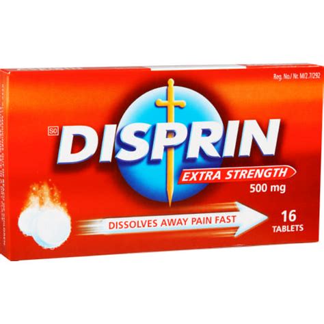 Disprin Extra Strength 500mg 16 Tablets Clicks
