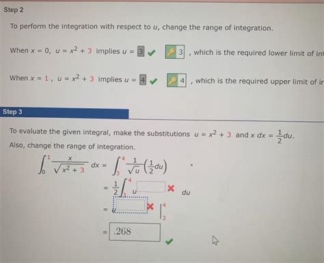 Solved Evaluate The Definite Integral Dr Step To Evaluate Chegg Com