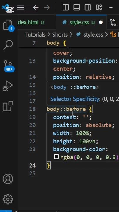 How To Darken A Background Image Html Css Youtube
