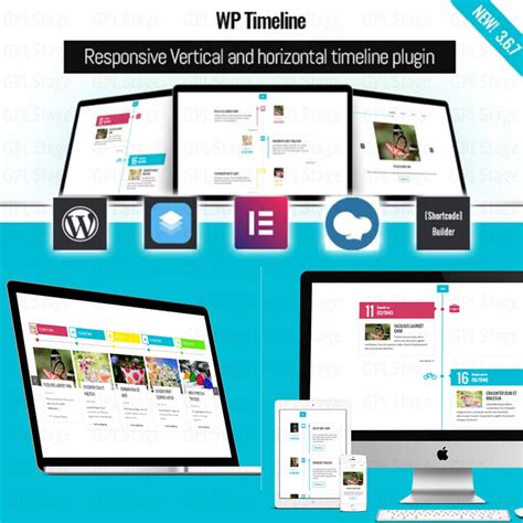 Wp Timeline Vertical And Horizontal Timeline Plugin