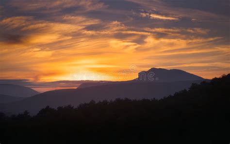 Breathtaking Sunset Over Montsec Range Captured In Vibrant Hues And
