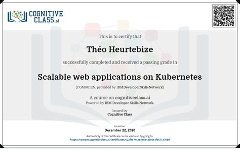 Ibmdeveloperskillsnetwork Com001en Certificate Cognitive Class