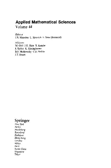 Semigroups Of Linear Operators And Applications To Partial Differential Equations [pdf