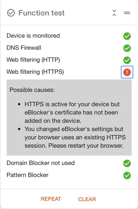 The Eblocker Dashboard