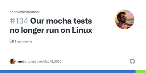 our mocha tests no longer run on linux · issue 134 · snobu destreamer