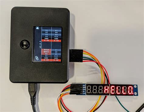 Communication With A 7 Segment Display Via Spi