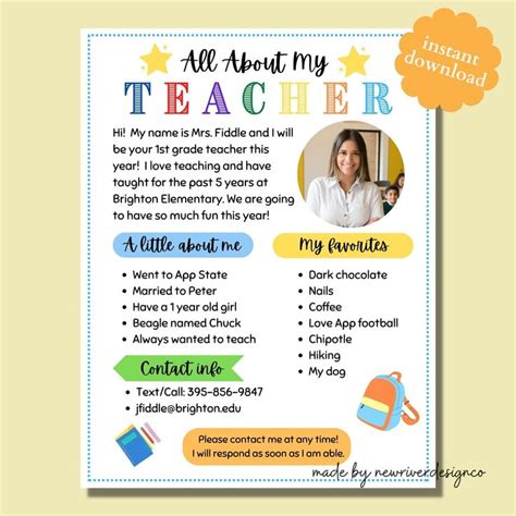 All About My Teacher Free Printable Printable New Year Banners