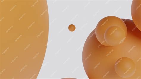 Premium Photo Abstract Spheres Geometric Contemporary Art 3d Render