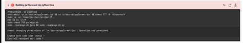 permission denied linux machine executor build environment circleci