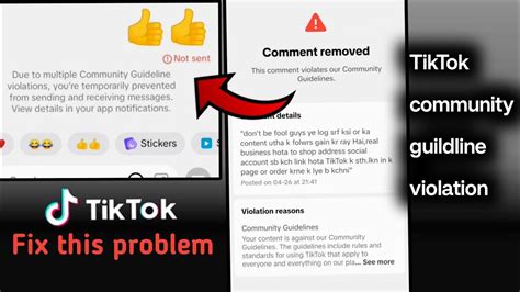 How To Fix Tiktok Community Guidelines Violation 2024 Tiktok Comments