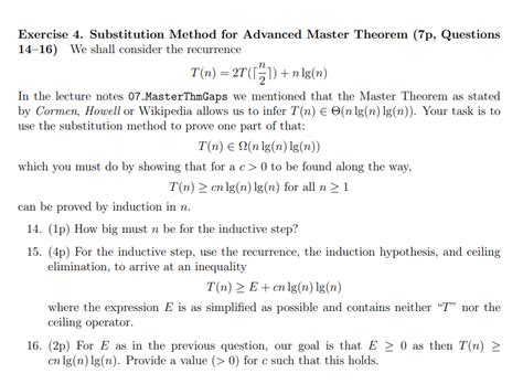 solved exercise 4 substitution method for advanced master
