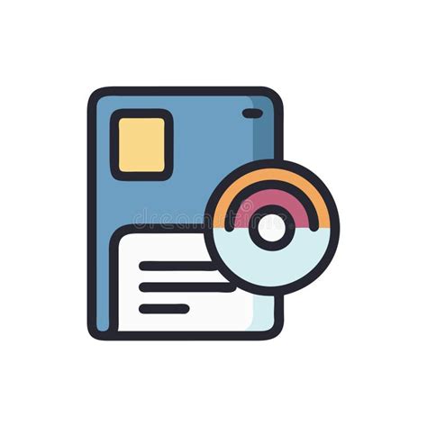 essential data disk illustration stock illustration illustration of