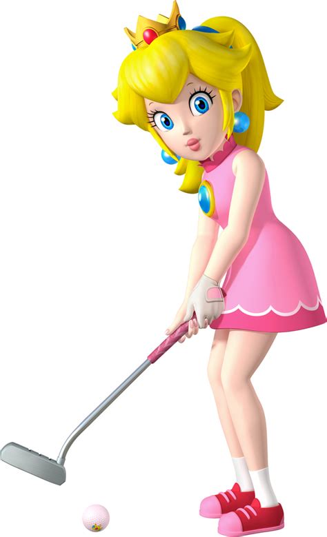 Princess Peach Artwork Mario Golf World Tour By Chow On DeviantArt