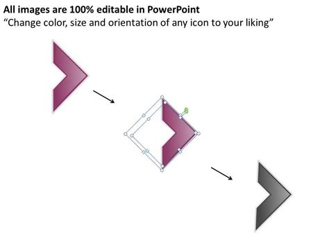 Linear Arrow 6 Stages 33 PowerPoint Shapes PowerPoint Slide Deck Template Presentation