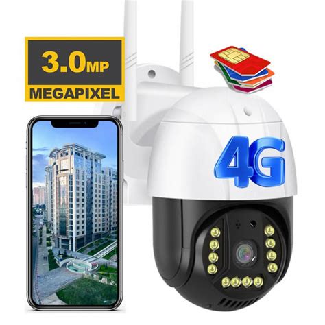 Уличная Wifi IP камера под сим карту 4G V380pro 3MP, Поворотна...: цена ...