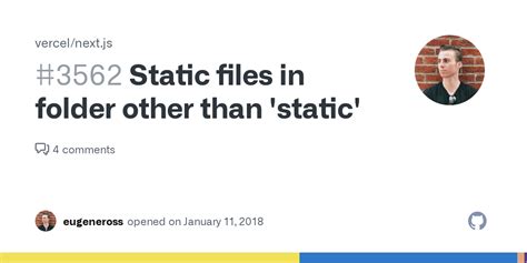 static files in folder other than static · issue 3562 · vercel next