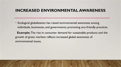 Ecological Globalization Humanistaapptx