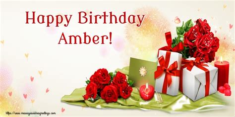Amber Greetings Cards For Birthday