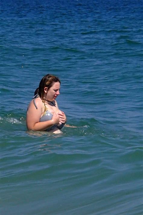 Busty Bbw Girl Couldn T Contain Huge Boobs In Bikini Pt Beach Bikini Forum