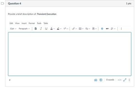 Solved Provide A Brief Description Of Transient Execution