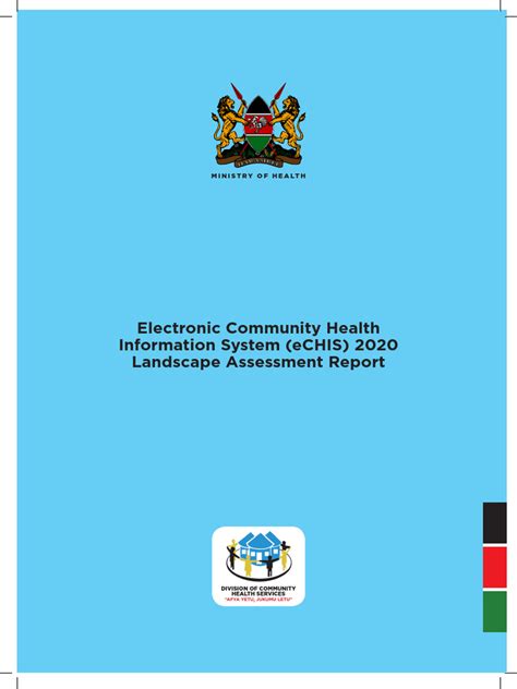 Electronic Community Health Information System Echis Landscape Assessment Report 2020 Pdf