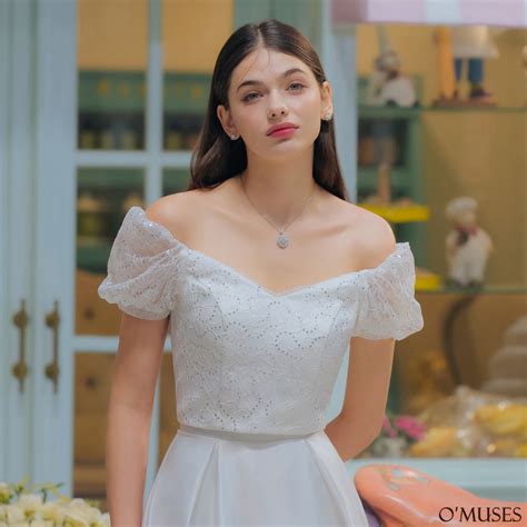 蕾絲亮片刺繡白色禮服上衣12 2521 o muses 禮服洋裝 官方購物網站歐繆思 商品區