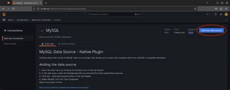 如何将 grafana 连接到远程 mysql 数据库
