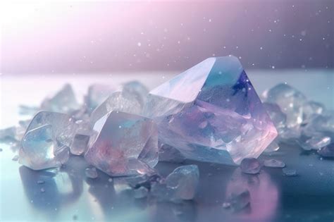 Premium Photo A Close Up Of A Purple Diamond On A Purple Background