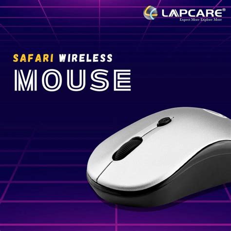 Safari Wireless Mouse Grey Indlwm 555