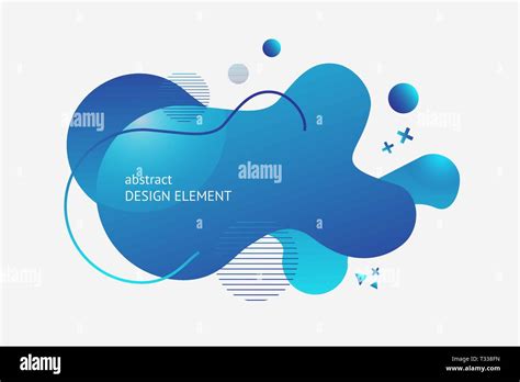 Vector Liquid Shape Design Element Liquid Form For Design Of Book