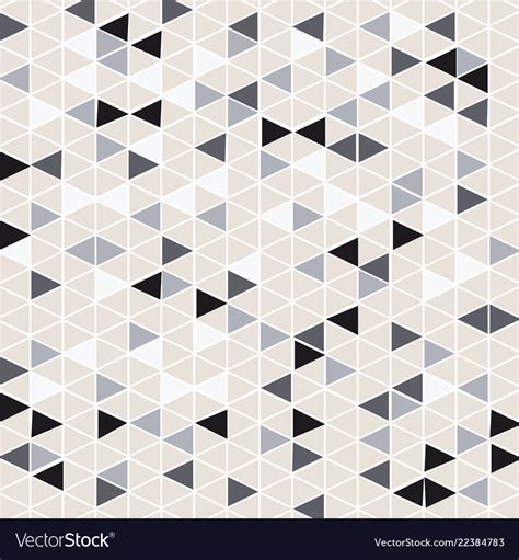 Pattern Background Triangle Retro Vintage Design Vector Image