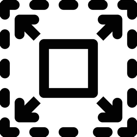 resize resizing expand outline icon 59379472 vector art at vecteezy