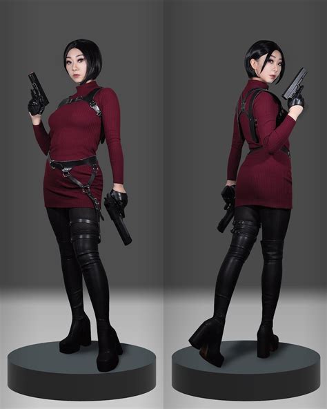 Ada Wong Cosplay Resident Evil 4 Remake Harness Leatherwork Pattern ...