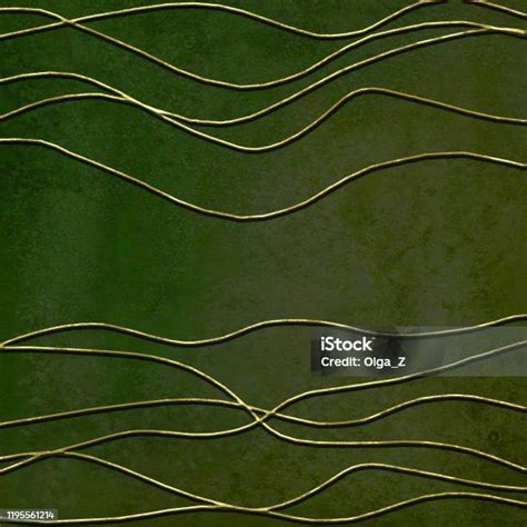황금 반짝이 3d 라인 프레임 배경입니다 검은 수채화 질감에 골드 빛나는 반짝 줄무늬 3차원 형태에 대한 스톡 벡터 아트 및 기타 이미지 3차원 형태 검은색 고대의