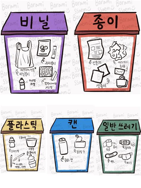 분리수거 재활용 라벨 자료 공유 네이버 블로그