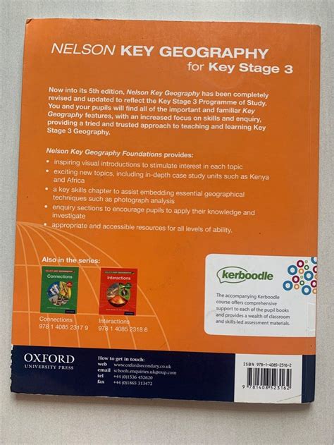 Nelson Key Geography Foundations 5th Edition Hobbies And Toys Books And Magazines Textbooks On