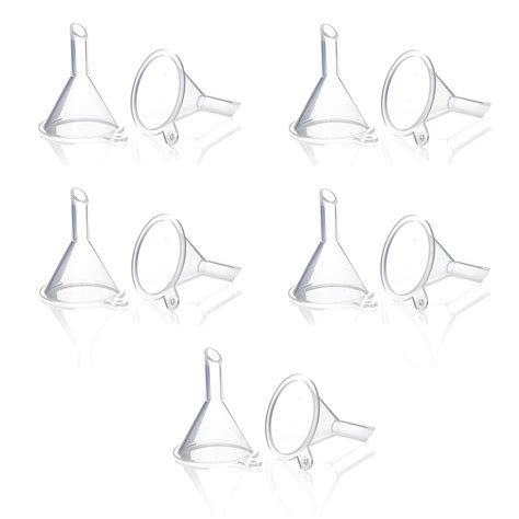 10pcs Small Funnel Mini Funnel For Bottle Filing Perfume Essential Oil Clear Plastic Shopee