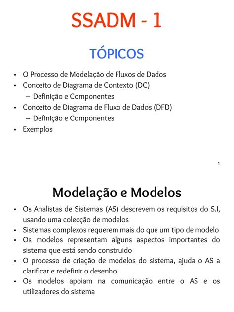ssadm pdf sistema dados