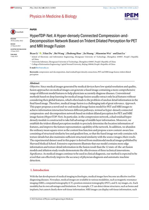 Hypertdp Net A Hyper Densely Connected Compression And Decomposition Network Based On Trident