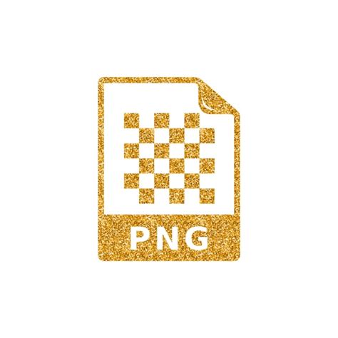 Premium Vector Image Picture File Format Icon Gold Glitter Texture