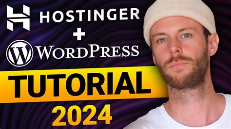 Hostinger Wordpress Tutorial 2025 Ultimative Anfänger Anleitung Youtube