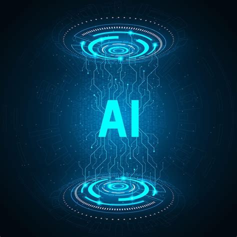 Premium Vector Ai Operating System At The Center Of Various Work Systems