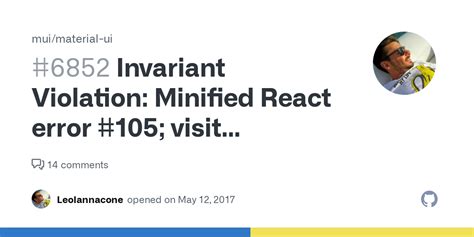Invariant Violation Minified React Error Visit Facebook Github Io React Docs Error