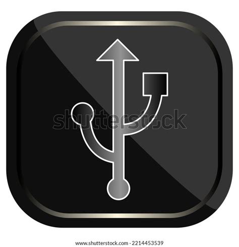 Usb Port Symbol Technology Device Stock Vector Royalty Free 2214453539 Shutterstock