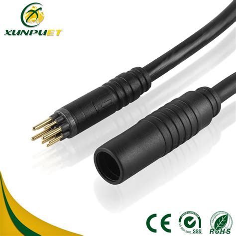 Waterproof Electrical Wire Pin Circular Connector Cable For Shared Bicycle Cable And Auto