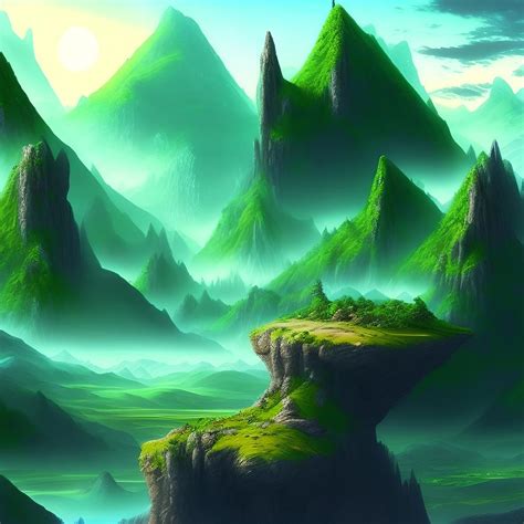 Fantasy Landscape Generative Ai Illustration Digital Art By Miroslav Nemecek Pixels