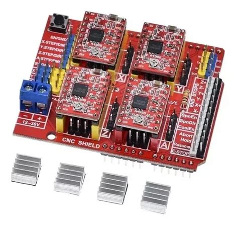 Shield Cnc V3 4x Driver A4988 Arduino 52 000 En Rafael Uribe Uribe Bogotá D C Mebuscar